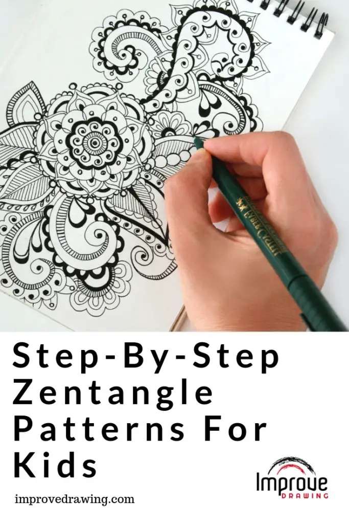 Easy Step-by-Step Zentangle Patterns For Kids – Improve Drawing