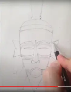 How to Draw an African Mask - Improve Drawing