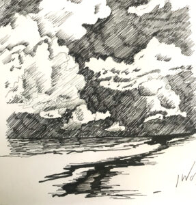 How to Draw Clouds with Pen - Improve Drawing