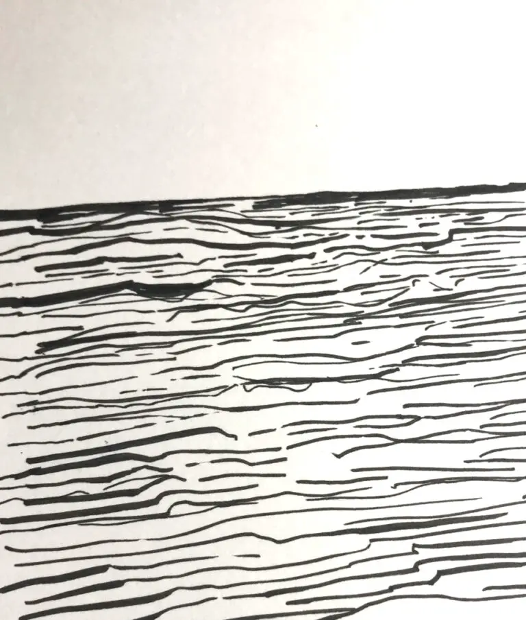 Pen and Ink Drawings of Water - Improve Drawing