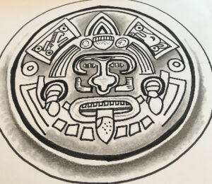 How to Draw an Aztec Sun Stone - Improve Drawing