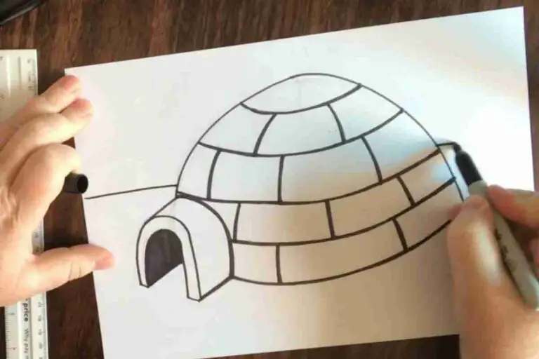 How to Draw a Simple Igloo - Improve Drawing